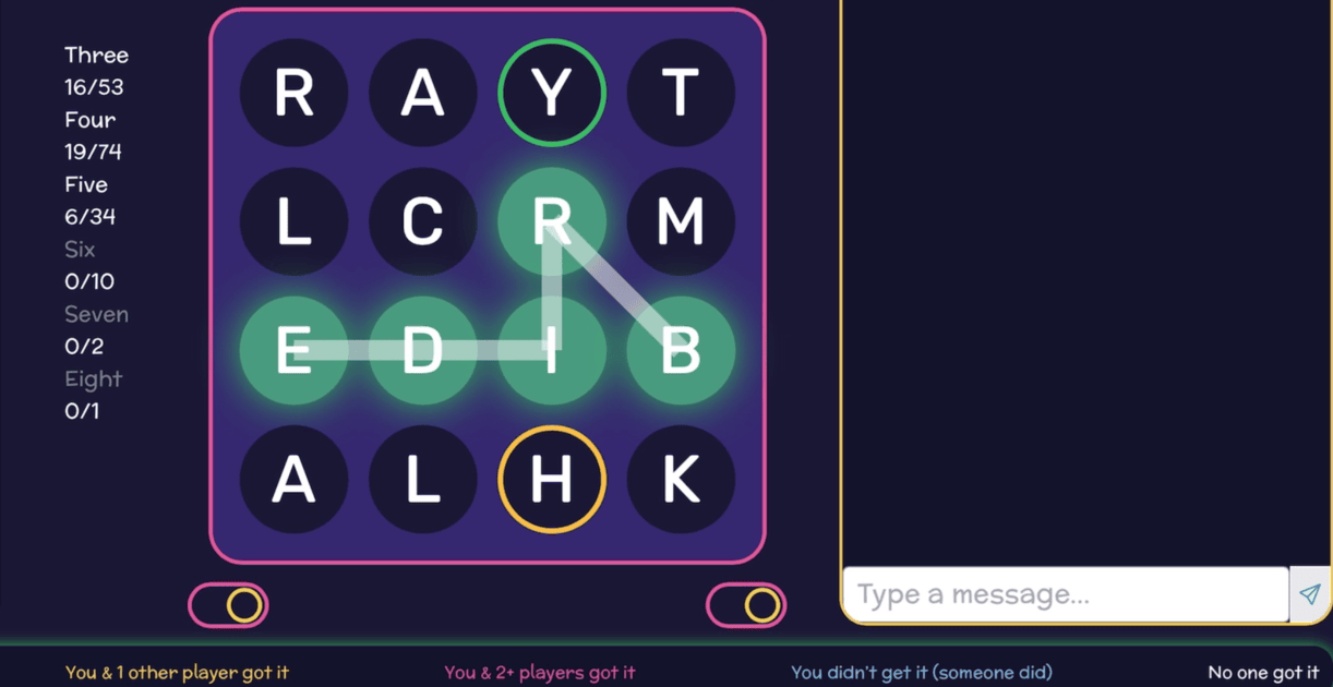 Boojum - Play Boggle Online, Boggle Tournament